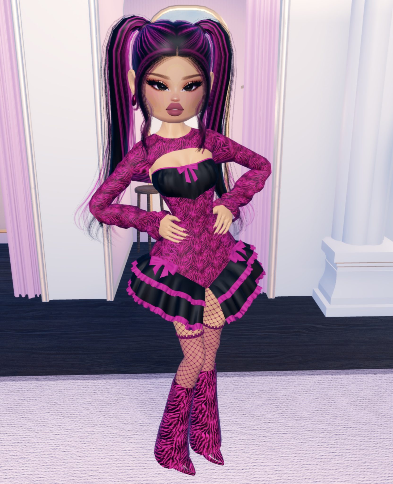 20 Best Outfit Ideas For The Dress To Impress Animal Print Couture ...