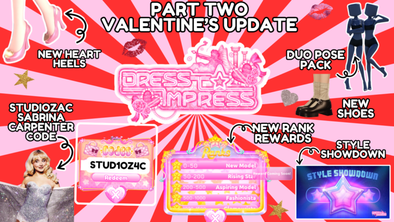 What Are We Getting In Part 2 Of The Dress To Impress Valentine’s Update?