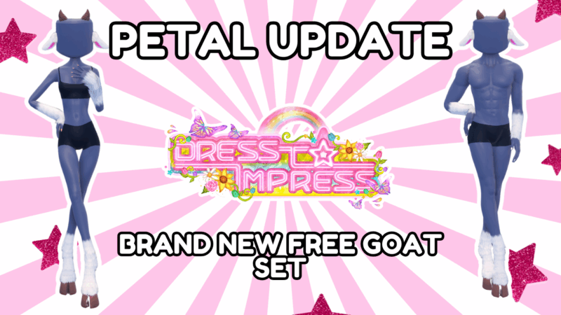Dress To Impress Reveals The Brand New Spring Update Goat Outfit