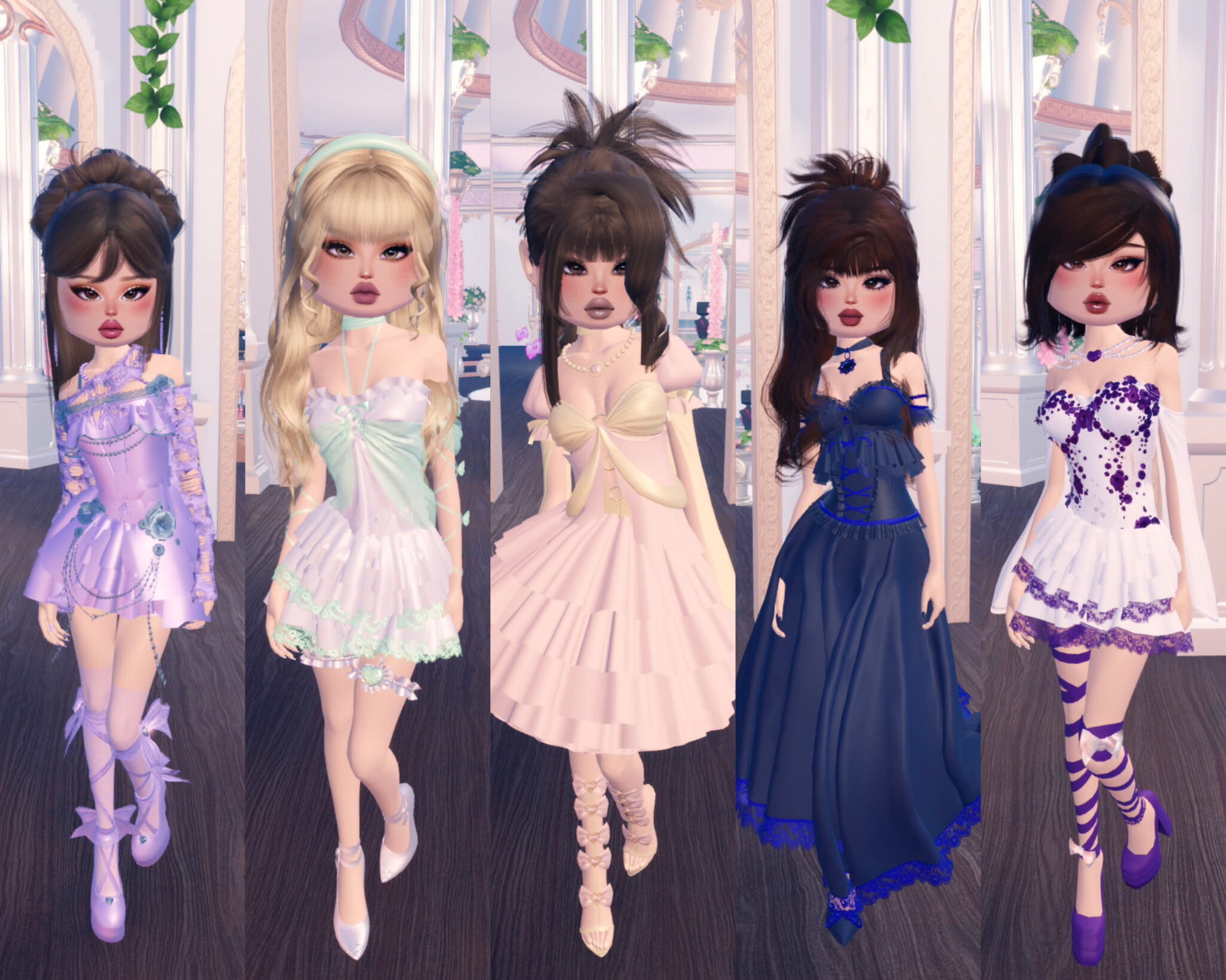 Outfits I Made Using My Free Dress To Impress Hex Yeah Random Color ...